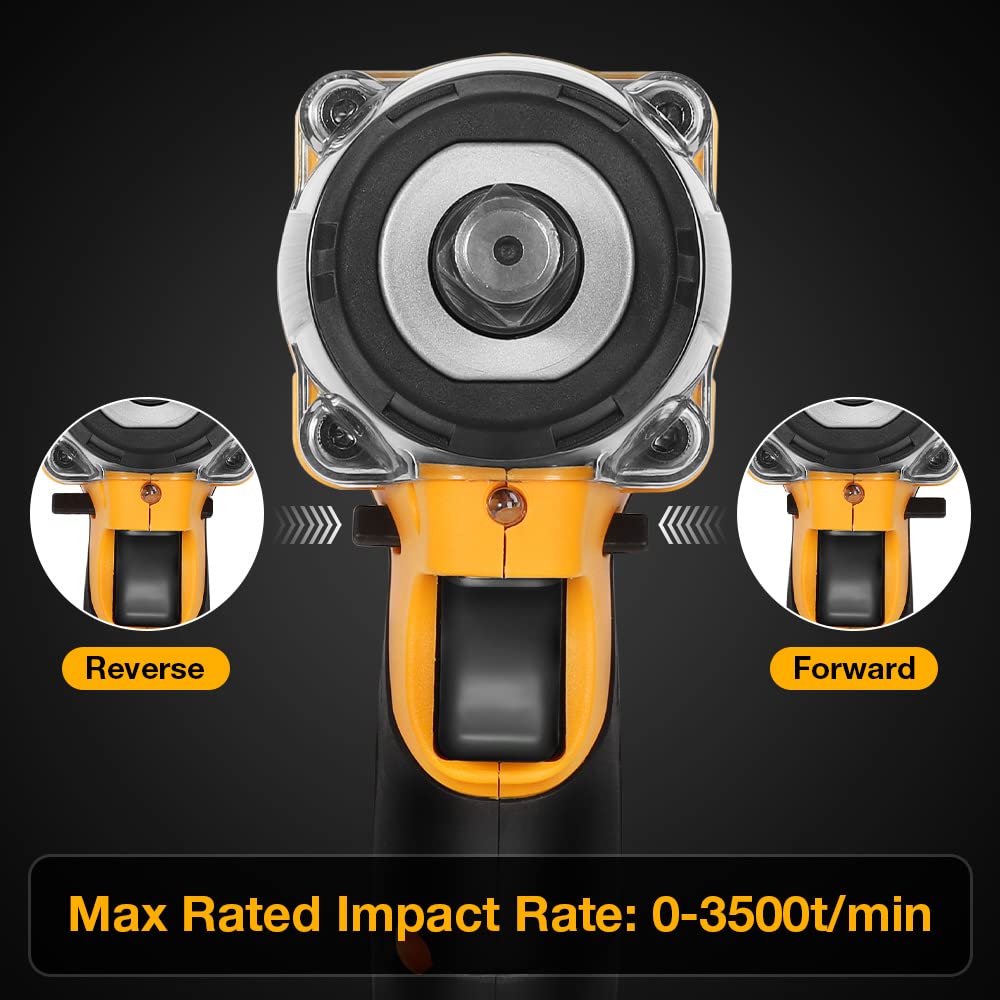 Mua DTEZTECH 20V XR Power Impact Wrench 1/2" Inch Powered by Dewalt 20V ...