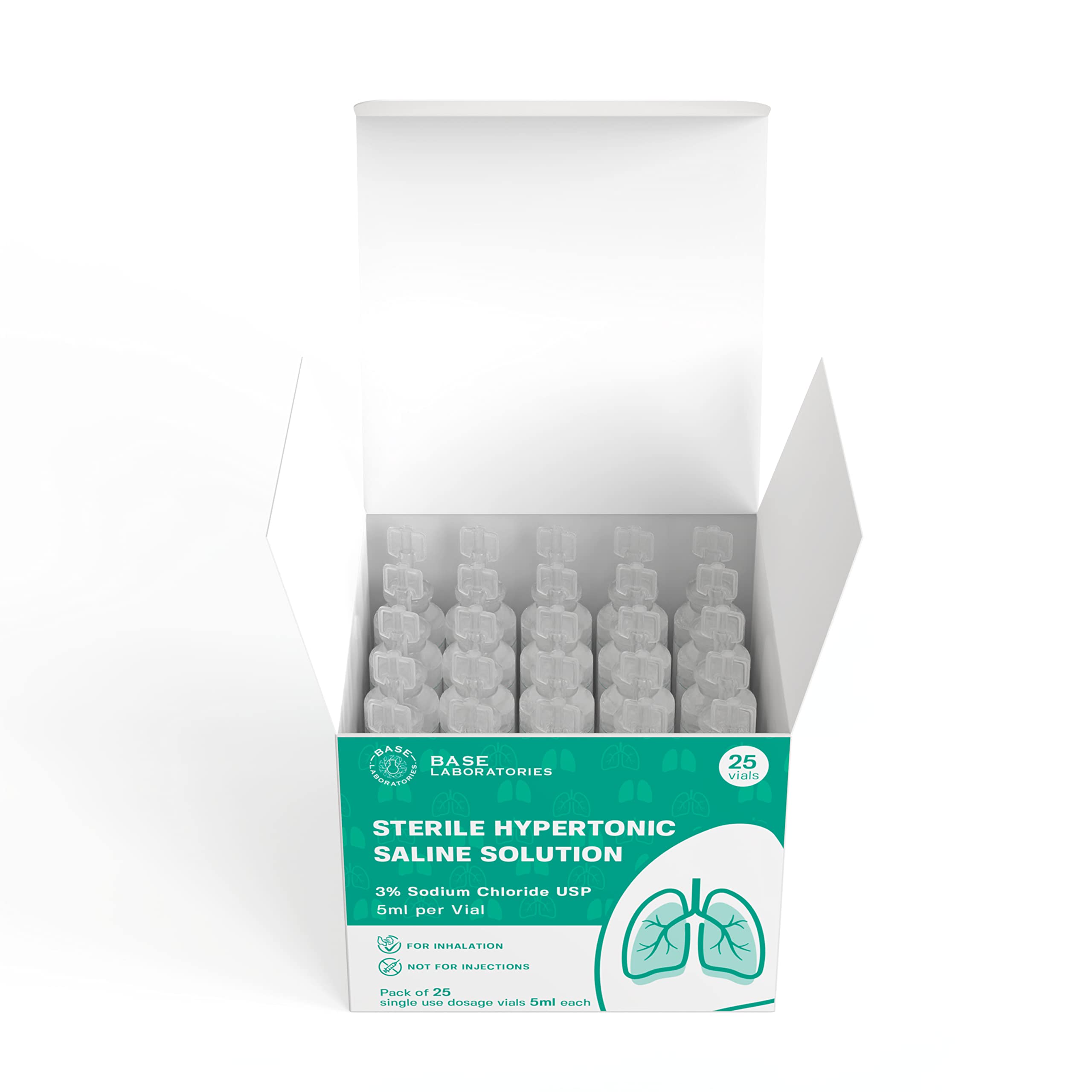 Mua BASE LABORATORIES 3% Saline Solution for Nebulizer Machine | Saline ...