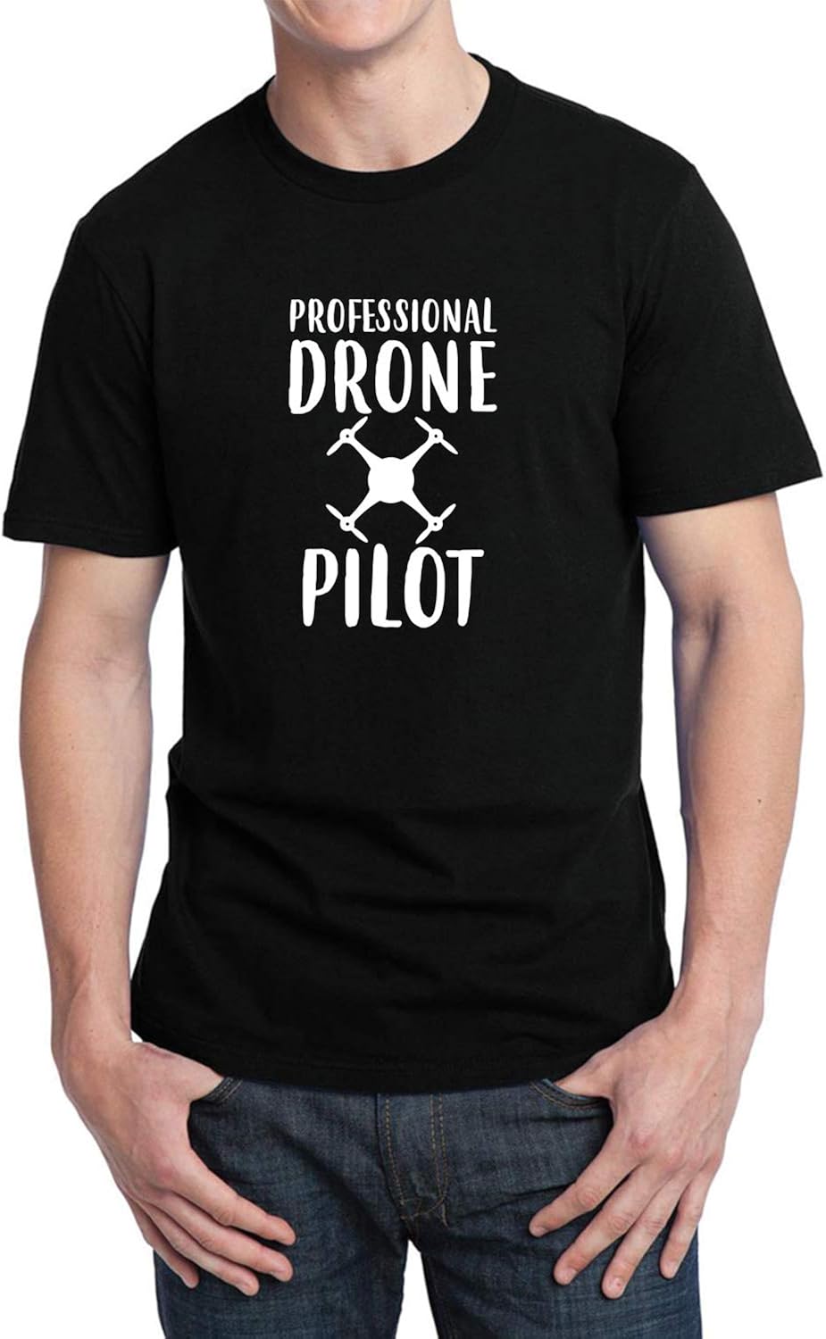 LumaShirts Professional Drone Pilot Funny Quote Fly_001229 T-Shirt ...