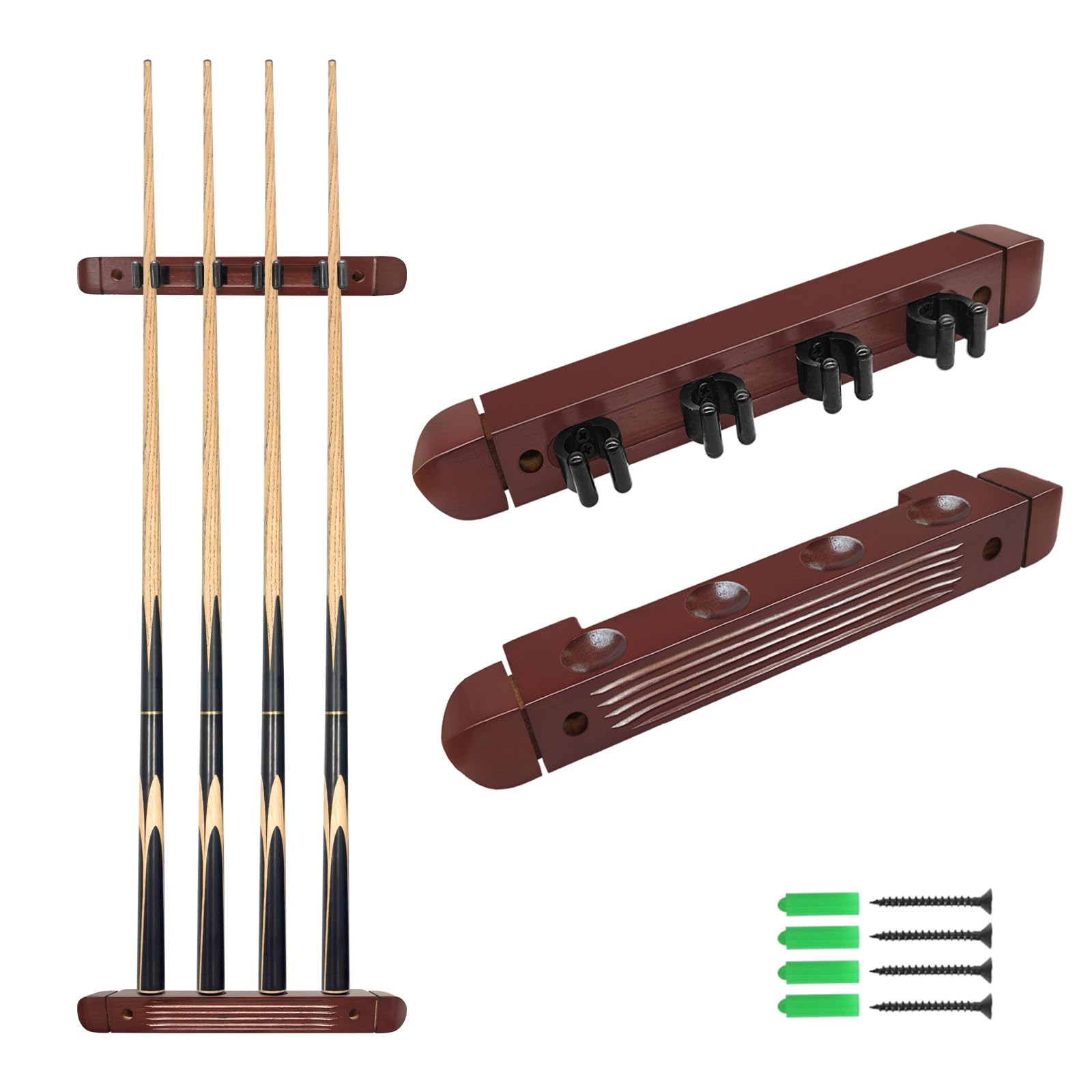 Mua Pool Cue Rack Wall Mounted Rack Billiard/Pool Cue Wall Rack Cue ...