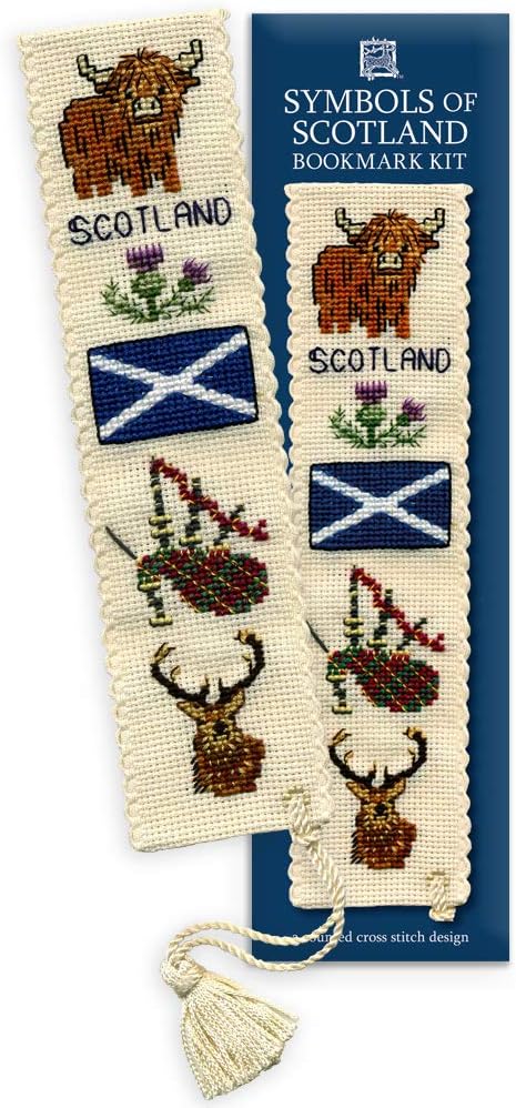 Textile Heritage Counted Cross Stitch Bookmark Kit – Symbols of ...
