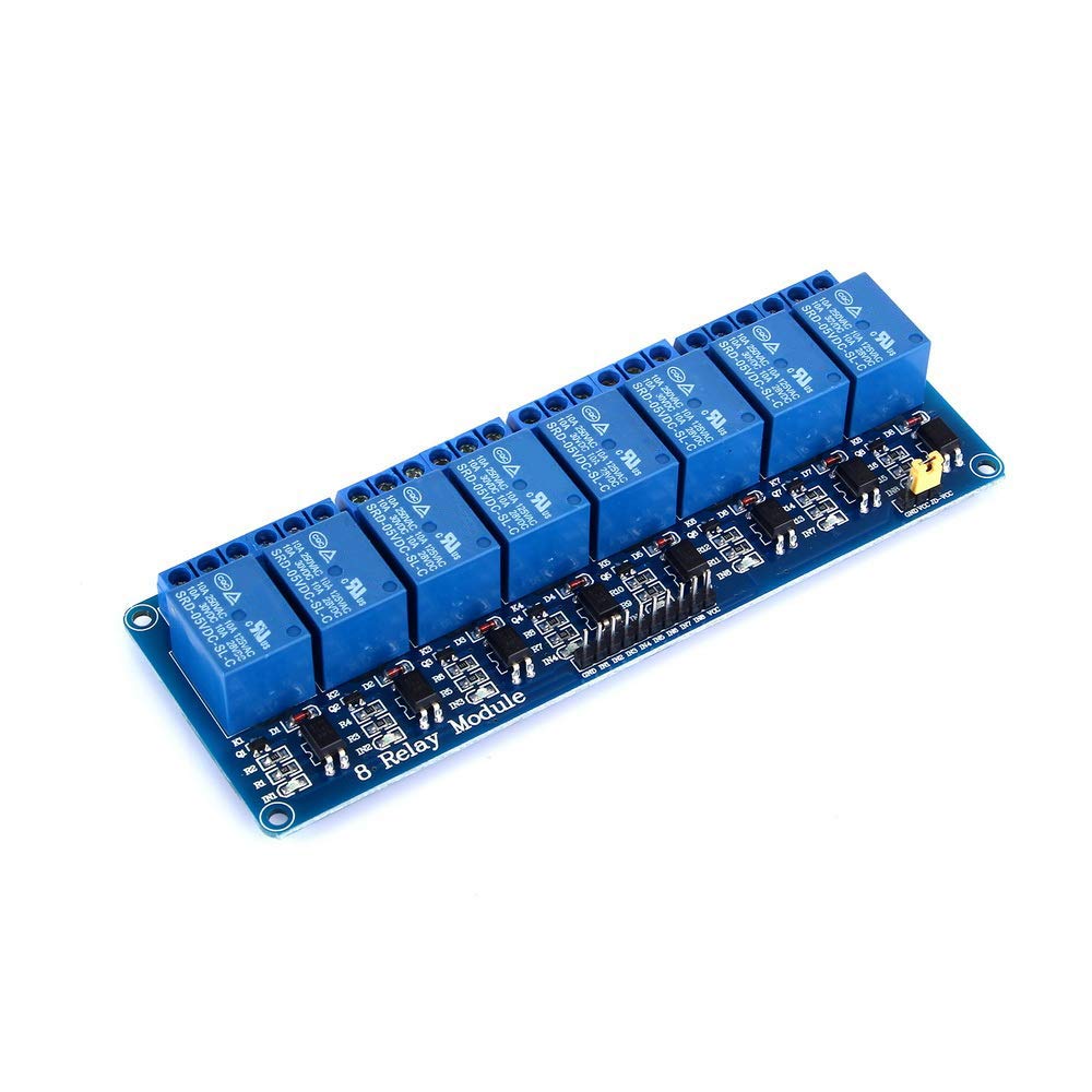 Mua Yizhet 8 Channel Relay Module DC 5V Relay Module with Optocoupler for Raspberry Pi Arduino ...