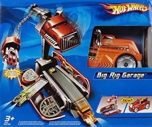 Amazon.com: Hot Wheels Big Rig Garage Playset: Toys & Games
