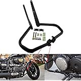 Amazon.com: Motorcycle Steel Black Highway Freeway Crash Bar Bars ...