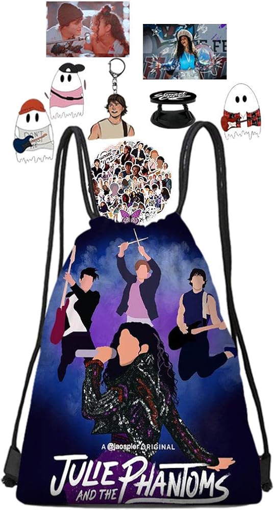 Julie and The Phantoms Merch,Drawstring Bag,Keychain,Stickers,Brooch ...
