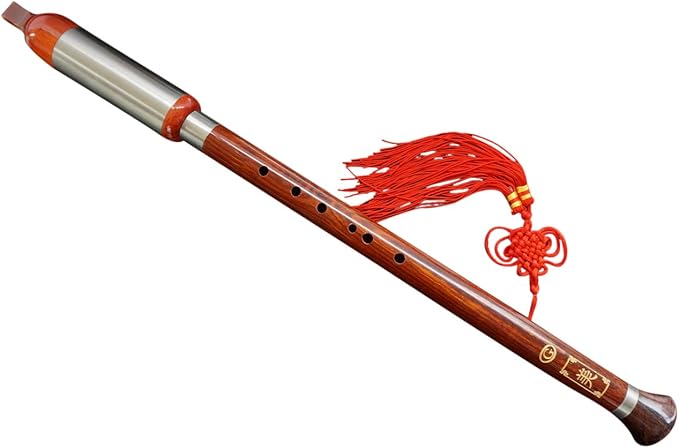 100% Artisanat Flûte Chinoise Bawu Professionnel Instrument de Musique ...