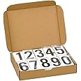 Amazon.com: Placard Vinyl Numbering Kit - 3.5"H Permanent Adhesive ...