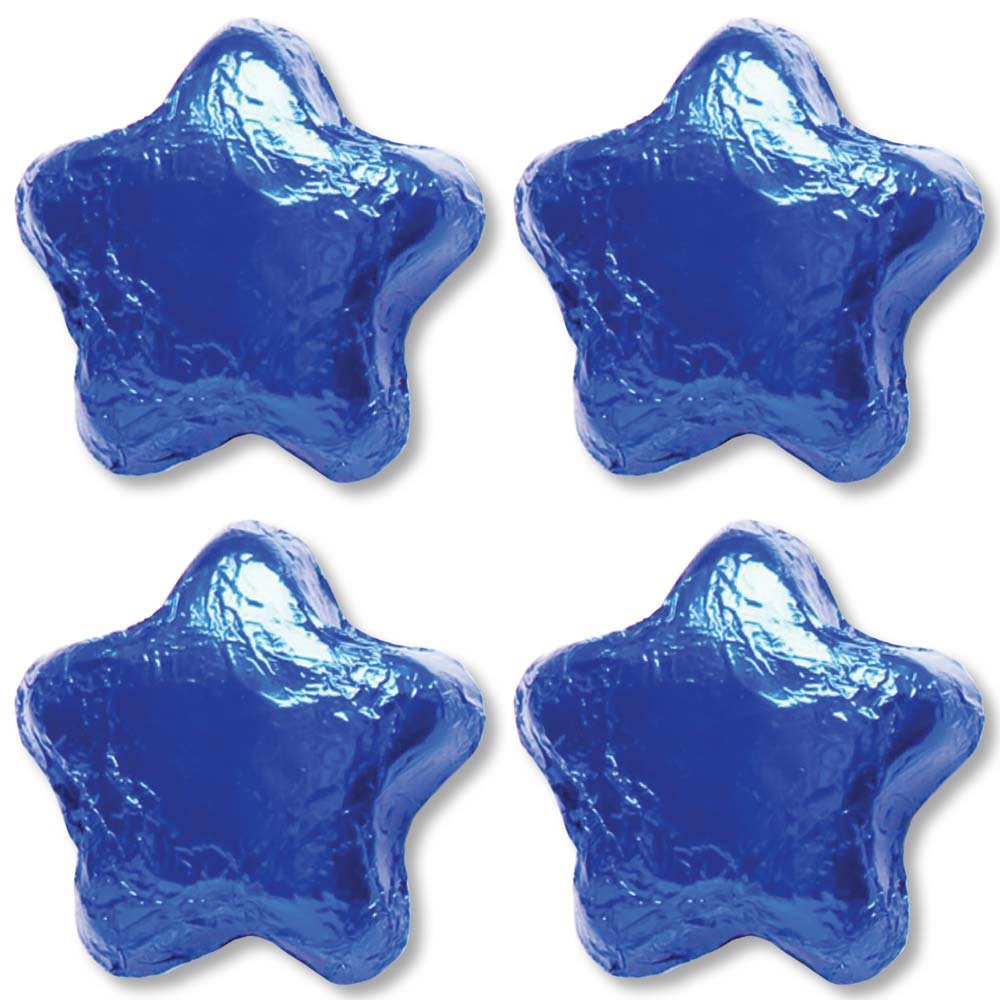 Amazon.com : Madelaine Solid Premium Milk Chocolate Stars, Wrapped In ...
