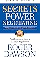 Secrets Of Power Negotiating 15th Anniversary Edition: Dawson, Roger ...
