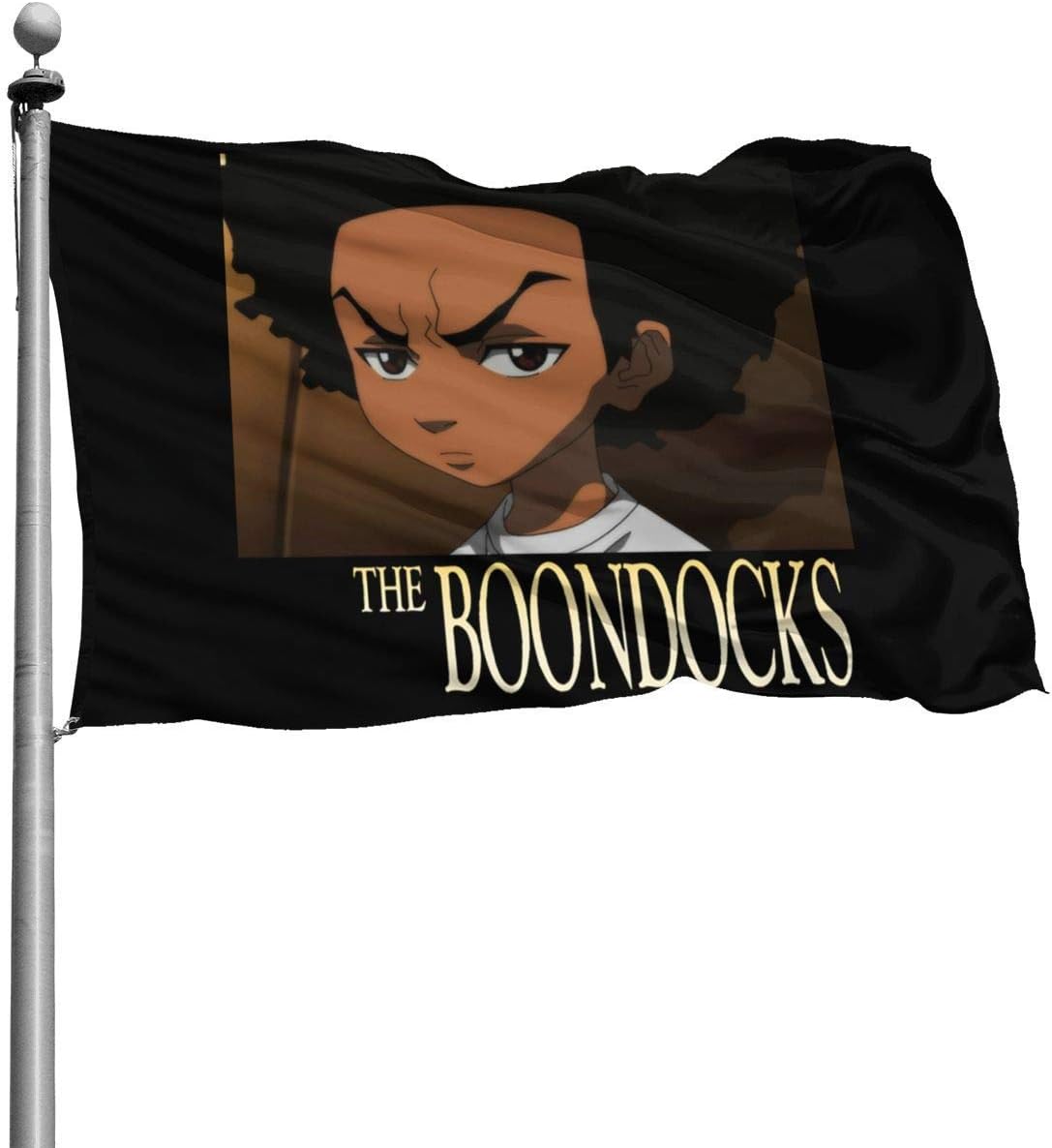 XGBags The Boondocks Garden Bandera Home Polyester Fabric Welcome House ...