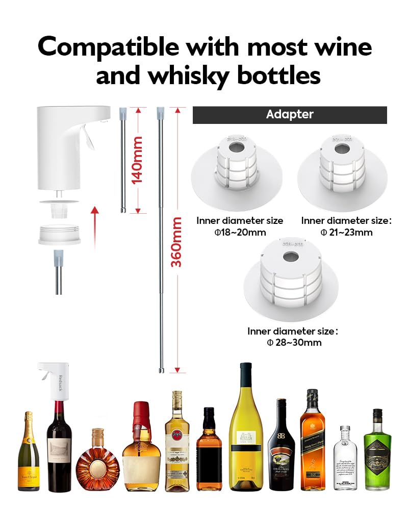 Mua Redsack Electric Wine Decanter Aerator Dispenser Pourer Whiskey ...