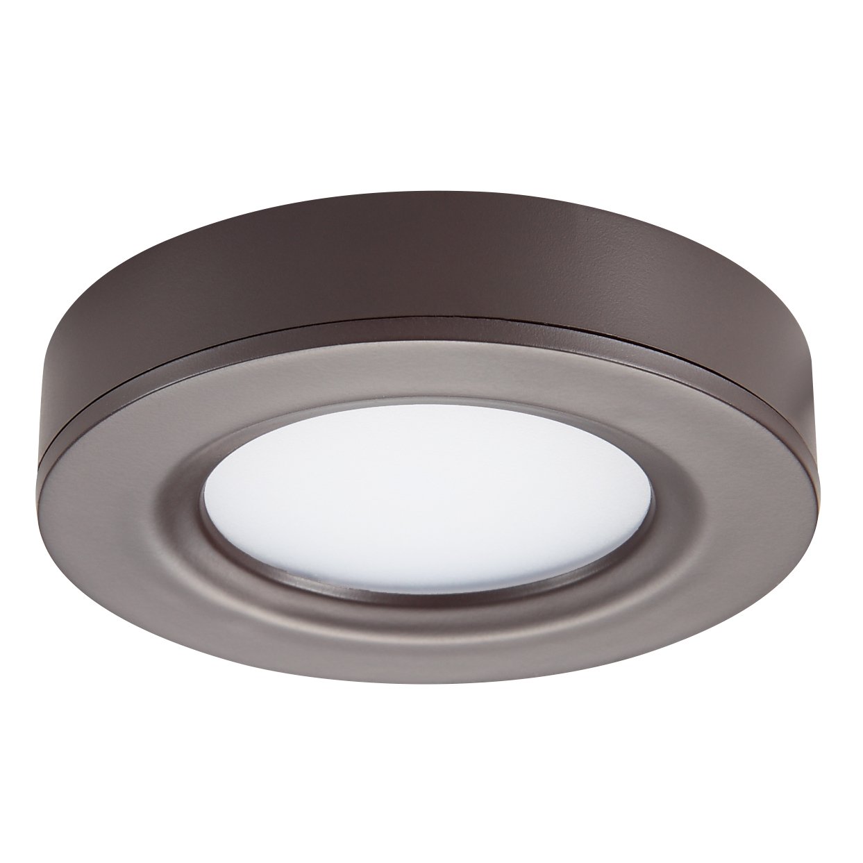 GetInLight Dimmable LED Puck Lights Kit, Recessed or Surface Mount ...