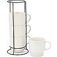 Amazon.com | Signature Housewares Stackable Coffee Mug Tower Set with ...