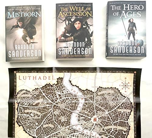 The Mistborn Trilogy With Map - Three Books & Map - Mistborn, The Well ...