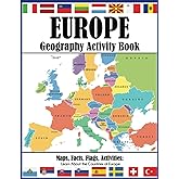 Atlas of European Countries Workbook for Children: Geography Activity ...