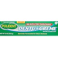 Amazon.com: Polident Dentu-Creme Denture Cleaner - 3.9 oz, Pack of 5 ...