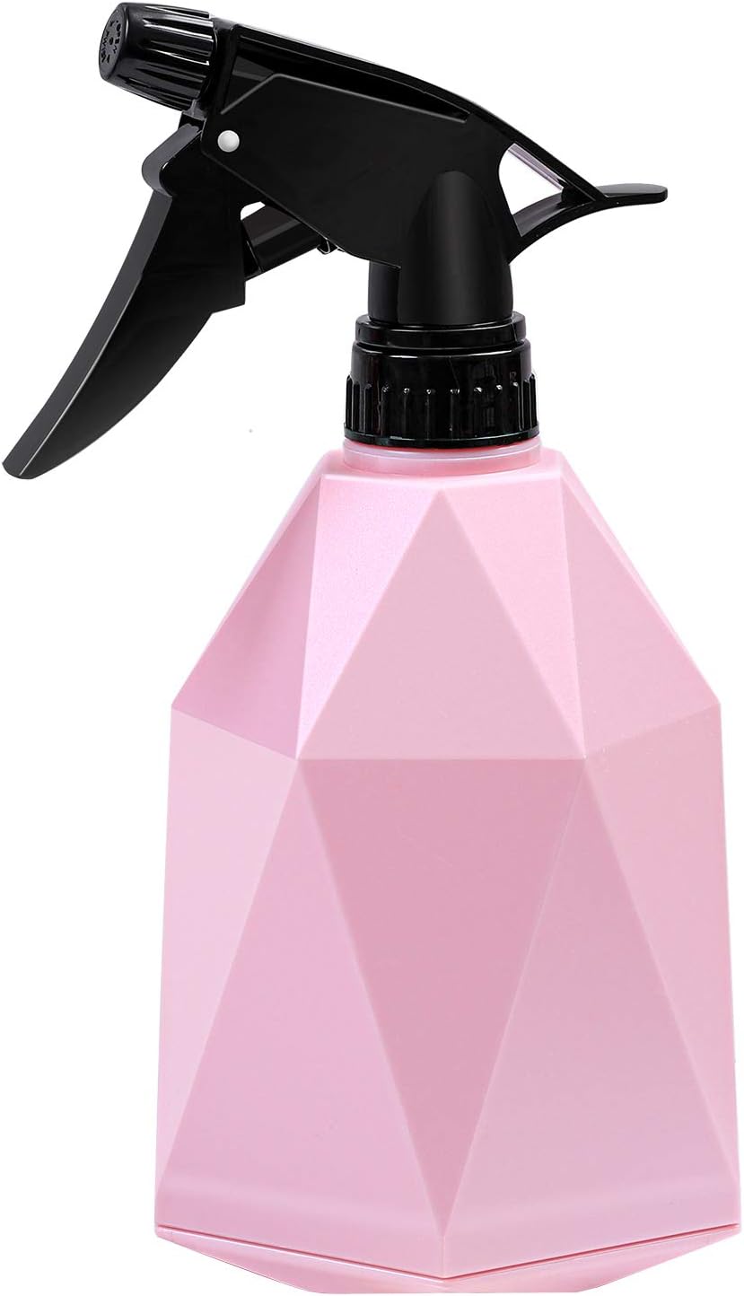 URATOT 1 Piece Pink Spray Bottle Plastic Bottle Empty Spray Bottle Mist ...