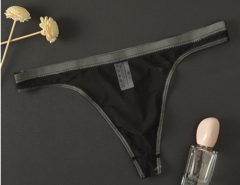 Kweltzeit Men's Thongs G Strings T-Back Thongs Transparent Underwear ...