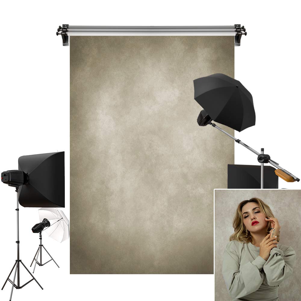 Kate 5x7ft/1.5x2.2m Tan Portrait Backdrop Headshot Background Light ...