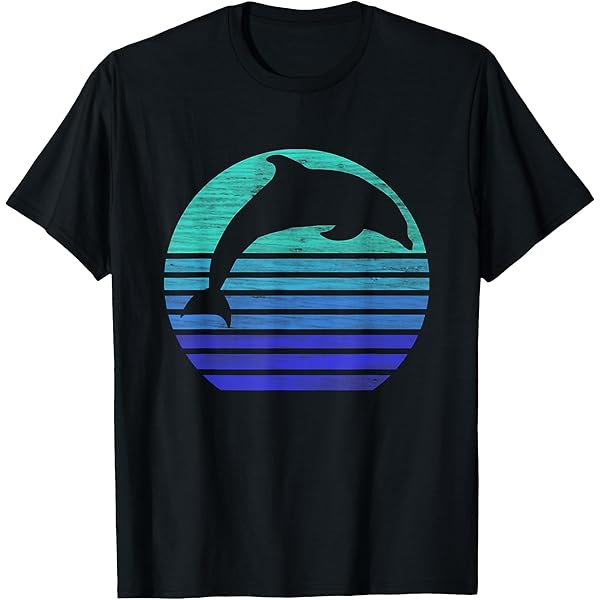Camiseta Con Estampado De Delfines De Animales En 3d Para Mujer ...