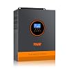 PowMr 3000W Solar Inverter, 24V to 110/120Vac, Pure Sine Wave Power ...