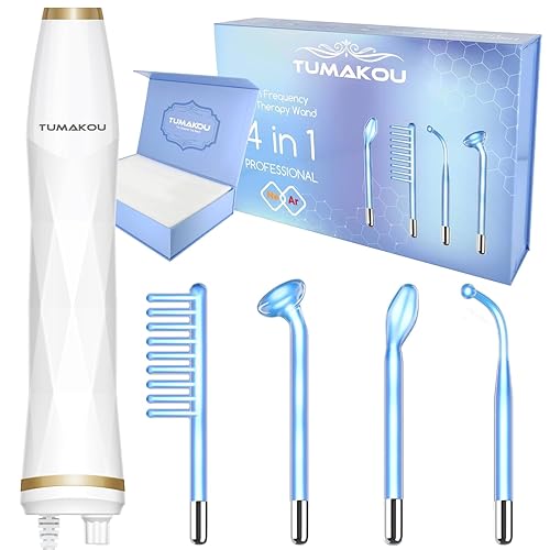 High Frequency Facial Device - TUMAKOU Blue High Frequency Facial Wand ...