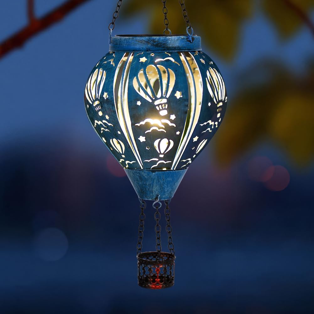 **SOLAR DOES NOT WORK**SUNNYGARDEN Hot Air Balloon Solar Lantern ...