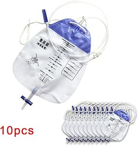 Amazon.com: 10Pcs Disposable Urine Collection Bag, Medical Urine Bag ...