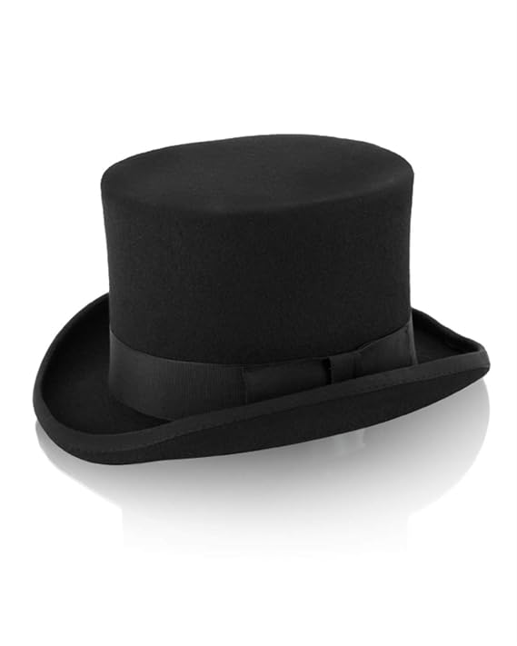 Victorian Men's Hats- Top Hats, Bowlers, Western Hats