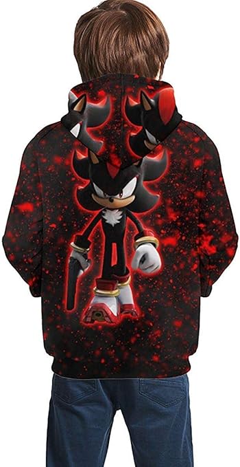 dgfgad 3D gedruckte Neuheit Hoodies Shadow The Hedgehog Sonic ...