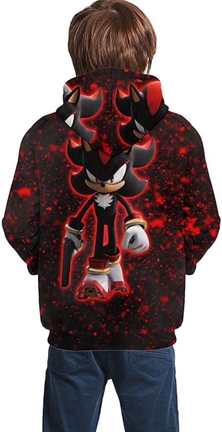 dgfgad 3D gedruckte Neuheit Hoodies Shadow The Hedgehog Sonic ...