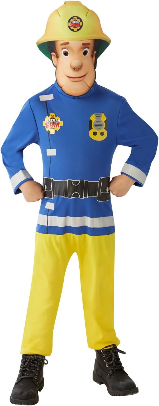 Rubie's Official Classic Fireman Sam Costume, Child Size Small Age 3-4 ...