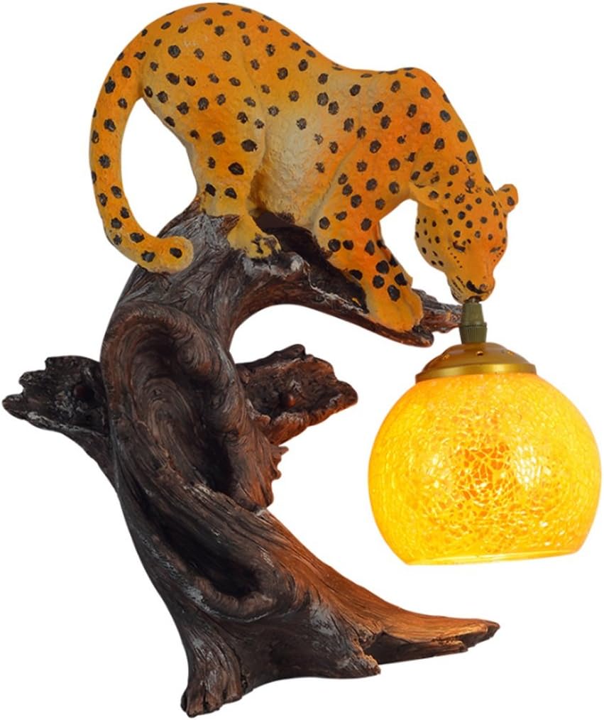 Amazon.com: MILUCE Retro Wall Lamp Creative Tiger Decorative Wall Lamp ...