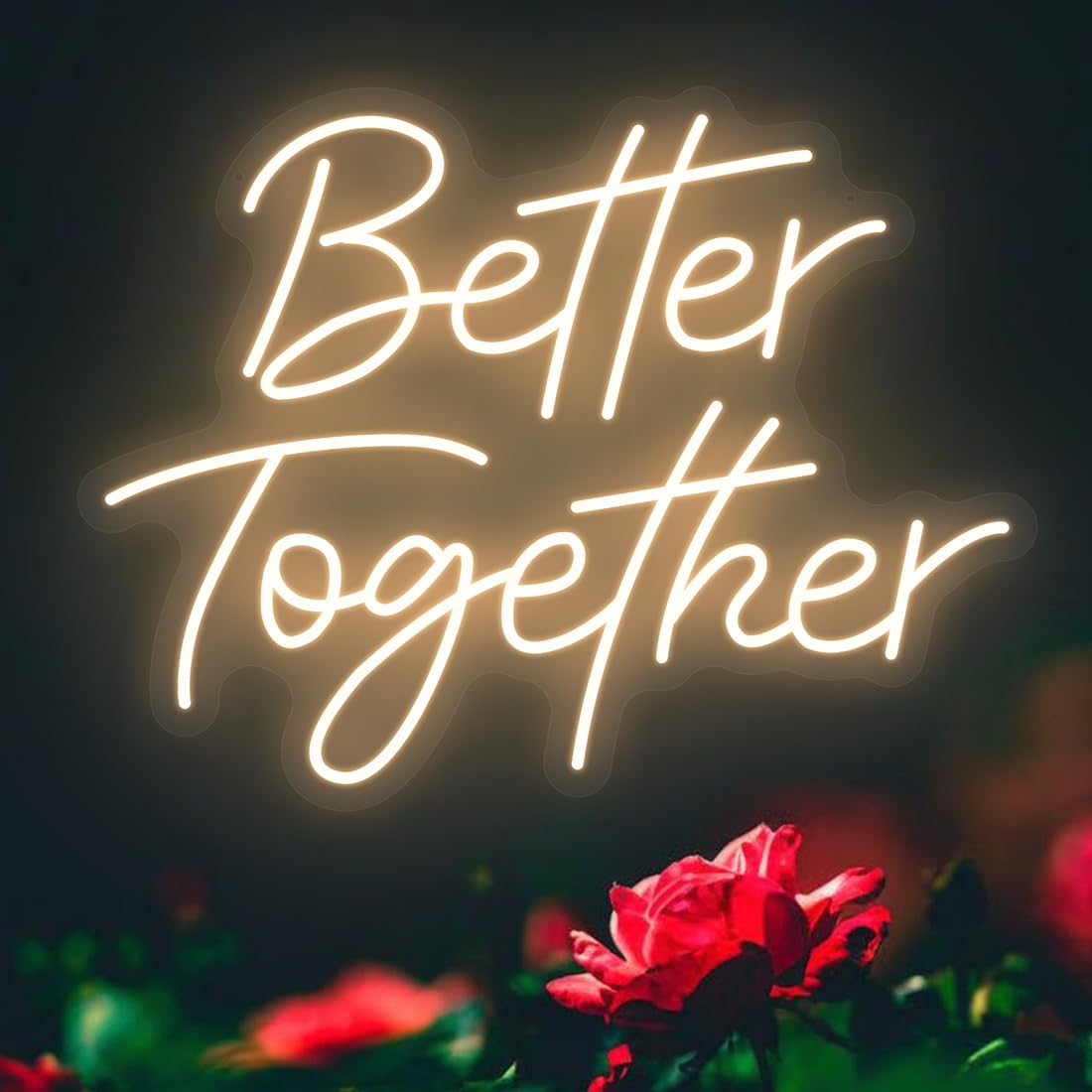 Better Together Neon Sign for Wall Decor, Better Together LED Light ...