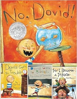 David Shannon Four Book Set Includes How I Became a Pirate, No David ...