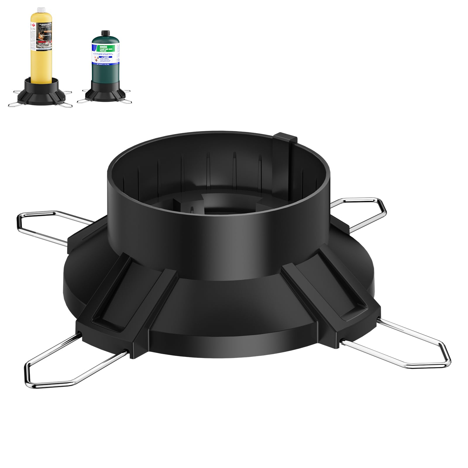 Sondiko Propane MAPP Gas Cylinder Stand Base, Standard Fuel Gas Bottle ...