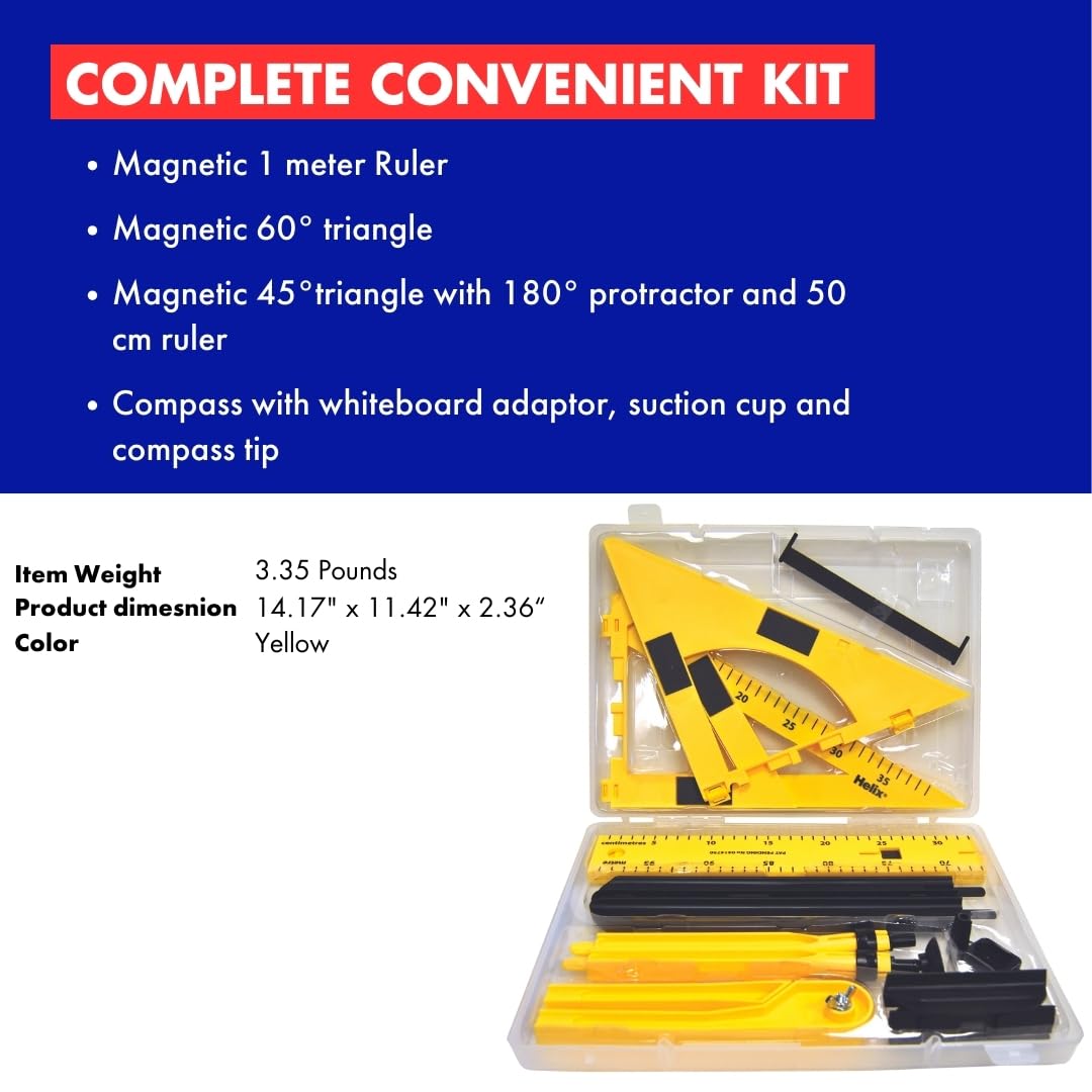 Mua Helix - Magnetic Classroom Whiteboard Geometry 4 Piece Set ...