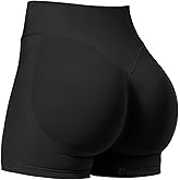VOYJOY Women Workout Impact Shorts 2.5"/ 3.6"/ 4.5"/ 6" Scrunch Butt Lifting Gym Seamless Booty ...