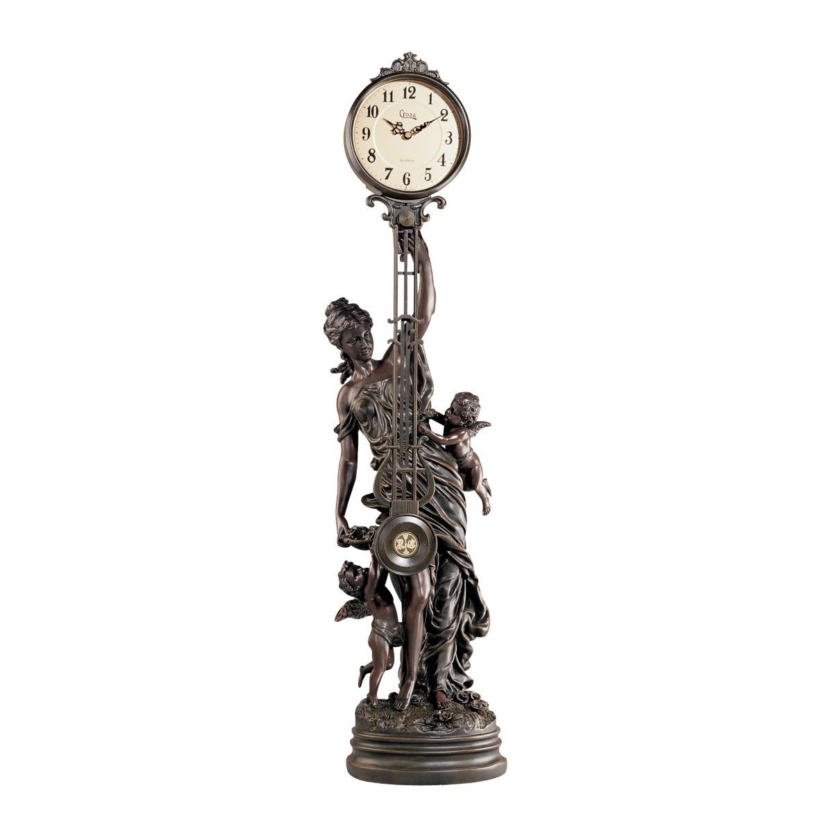 Mua Design Toscano Grand-Scale Flora Pendulum Clock, Verdigris trên ...