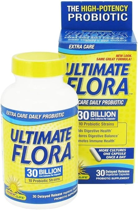 Amazon.com: Ultimate Flora Extra Care Probiotic Supplement Vegetable ...