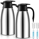 Amazon.com: Norme 2 Pcs 68 oz Thermal Coffee Carafe Insulated Stainless Steel Coffee Carafe for ...