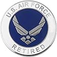 Amazon.com: Air Force Wing Retired Lapel Pin : Clothing, Shoes & Jewelry