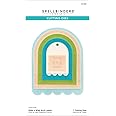 Amazon.com: Spellbinders Make a Wish Arch Labels Etched Dies, Metal
