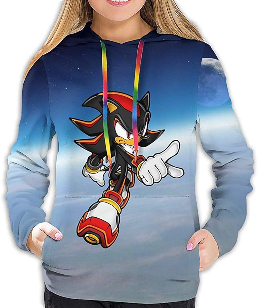 dgfgad Sudadera con Capucha Shadow The Hedgehog Sonic Hoodies ...
