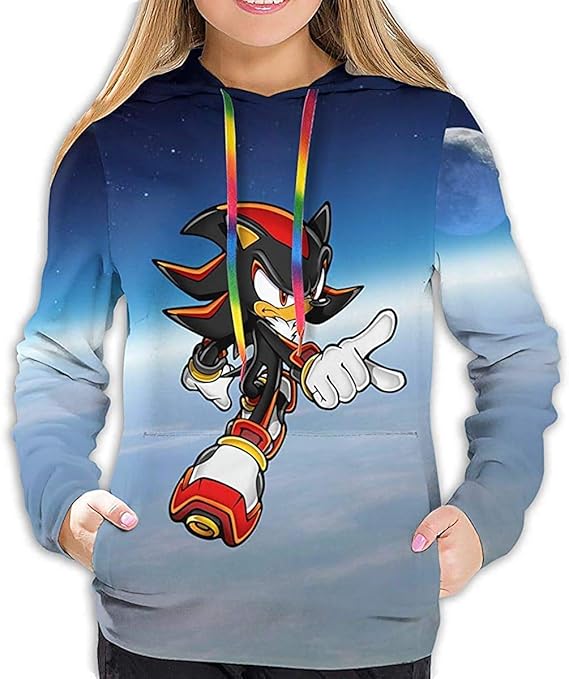 dgfgad Sudadera con Capucha Shadow The Hedgehog Sonic Hoodies ...