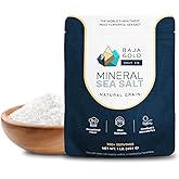 Amazon.com : Baja Gold Mineral Sea Salt - Natural Grain Crystals & Fine ...