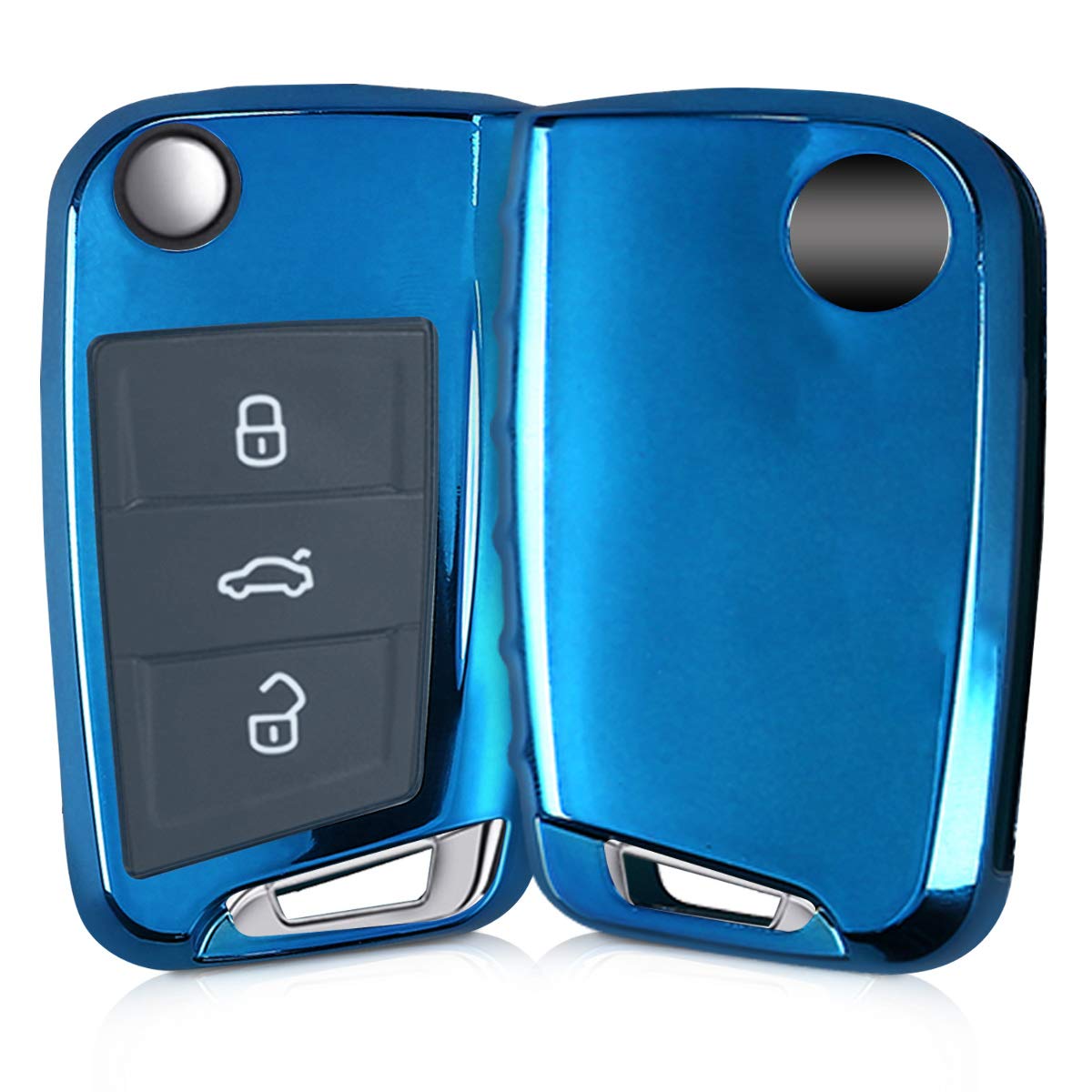 kwmobile Car Key Cover for VW Golf 7 MK7 - Soft TPU Silicone Protective ...