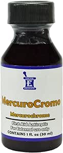 Amazon.com: Mercurochrome Antiseptic Mercuro Cromo 1oz: Health ...
