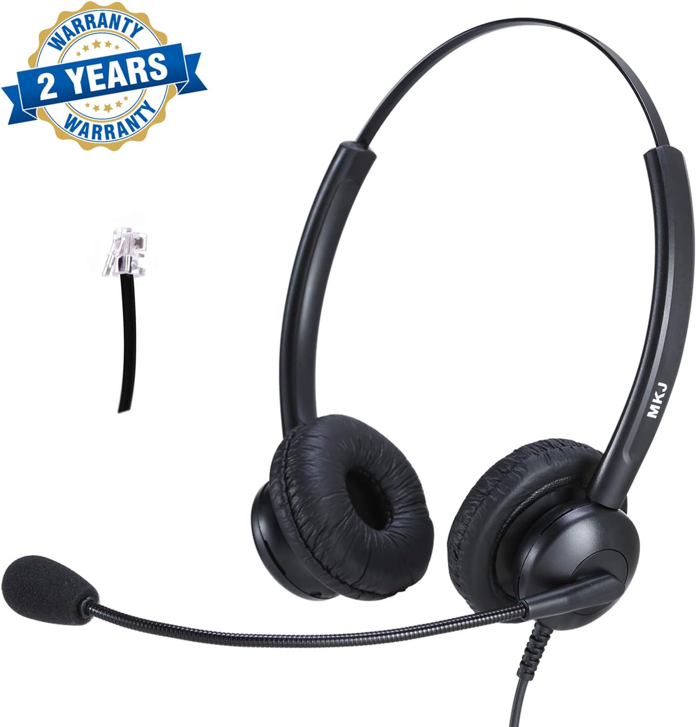Cisco Headset Dual Ear Landline Headset with Microphone for Cisco IP ...