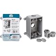 BELL PSB37550GY Single-Gang Weatherproof Three 1/2 in. or 3/4 in ...